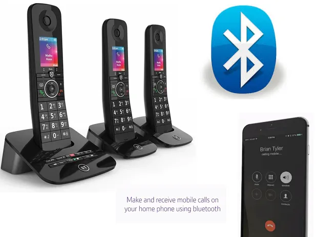 BT Premium PTCL Wireless Landline Executive Phone, Color Display, 100 ...