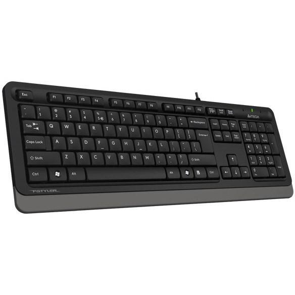 A4Tech Fstyler FK10 Sleek Multimedia Comfort Keyboard - Grey | Daraz.pk