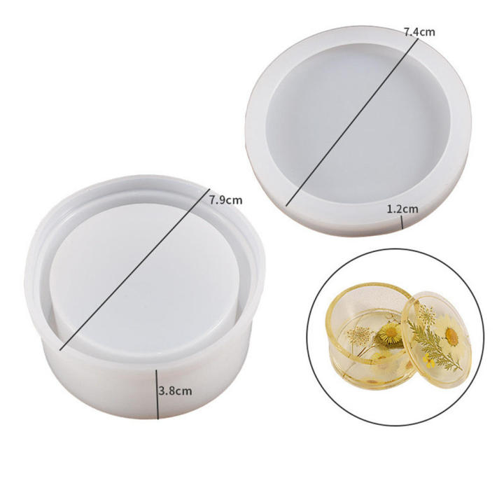 Storage Box Mold Heart Shape Mold Jewelry Making Mold DIY Jewelry Tools ...