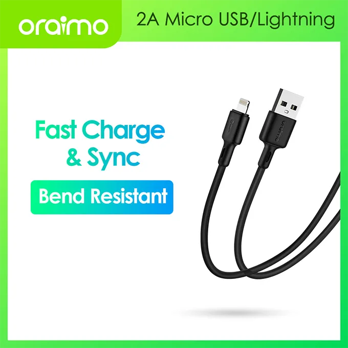 Duraline 2 1M 5V 2A Bend Resistant Lightning Cable | Daraz.pk