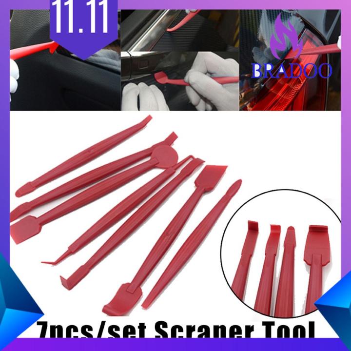 7Pcs Car Sticker Vinyl Wrap Film Squeegee Scr Tools Car Stickers ...