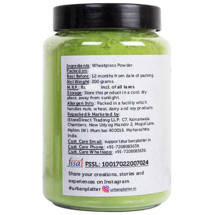 Organic Wheatgrass Powder 200g | Daraz.pk