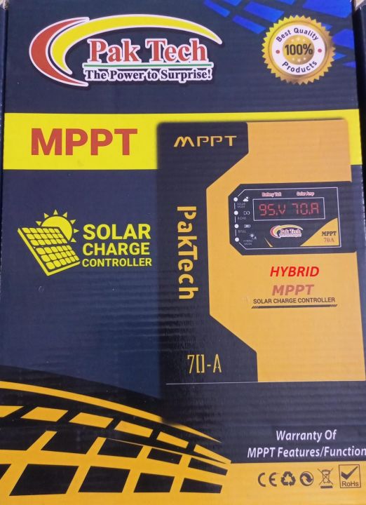 Hybrid Pak Tach MPPT Solar Charge controller 70 Ampere 12/24 Volt 1200/ ...