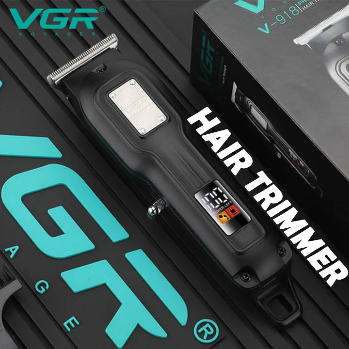 NEW VGR V 918 Professional Cordless Hair Trimmer Cutter – Rechargeable Electric Hair Clipper ...
