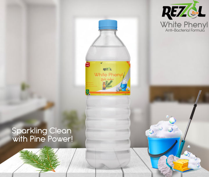 Rezol White Perfumed Phenyl 1.4L- Pinol Citro+ - Pine Oil based ...