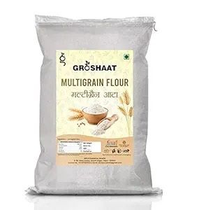 Groshaat Multigrain Atta (Multigrain Flour)-500gm Pack Rich in minerals ...