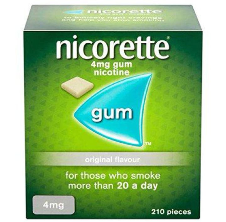 NICORETT ORIGINAL 4 MG 210 GUMS BOX | Daraz.pk