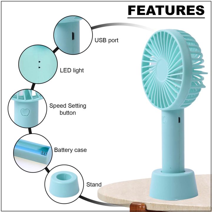 Electric mini fan for school kids - Portable electric mini fan ...
