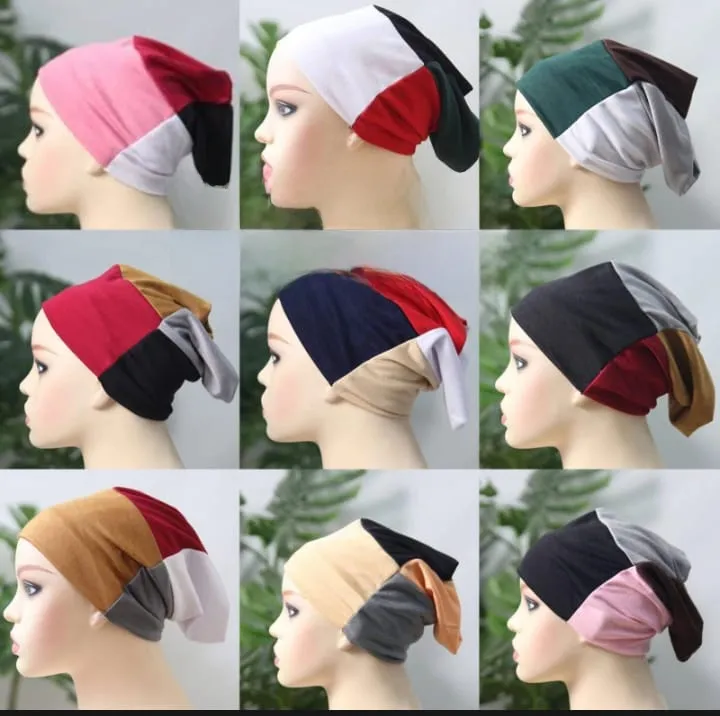Hijab Cap - Hijab caps for women and girls 4 in 1 - Inner Hijab cap (4 ...