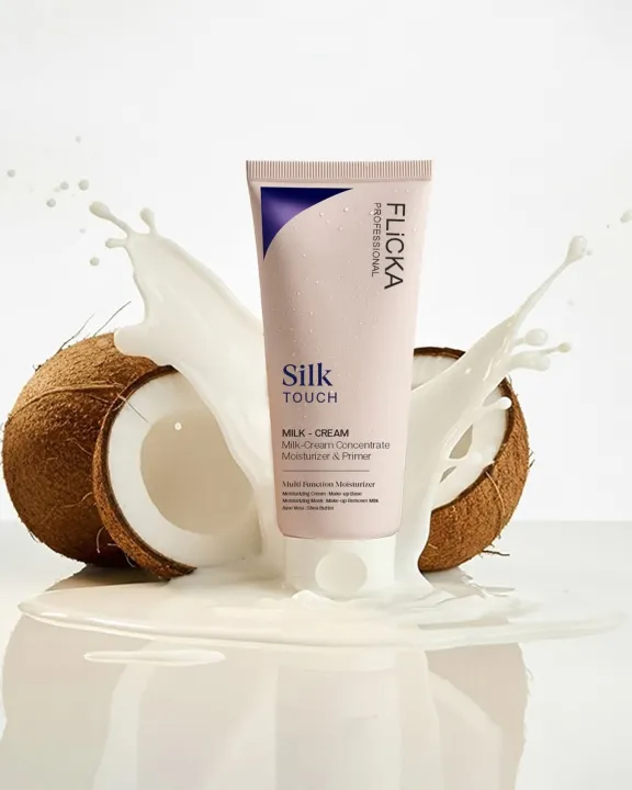 Flicka Professional Silk Touch Primer | 3 in 1 Milk-Cream Moisturizer ...