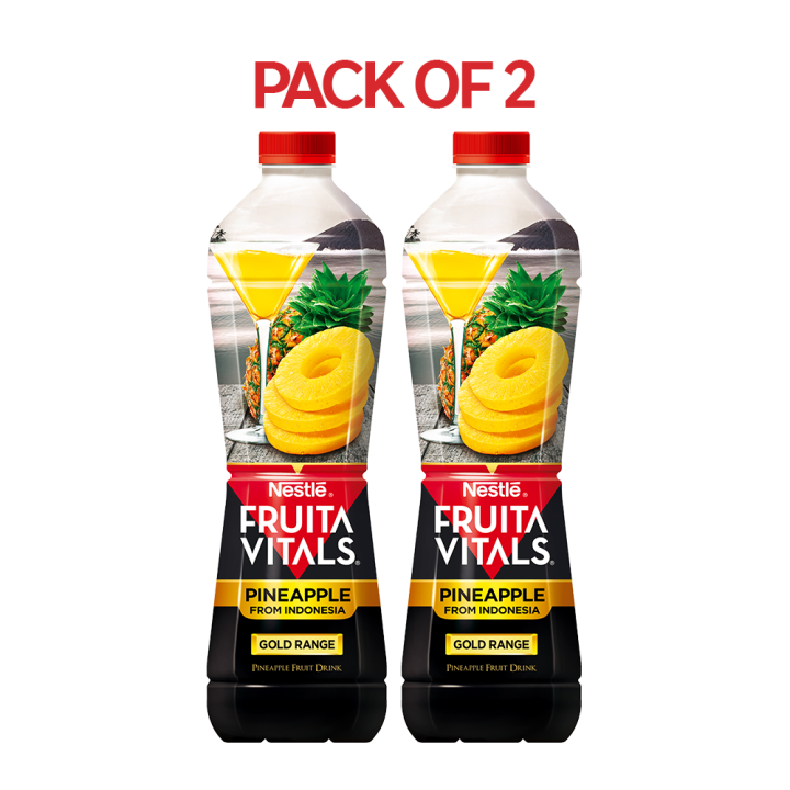 Juice - NESTLE FRUITA VITALS Pineapple Fruit Drink Gold Range 1000 ml ...