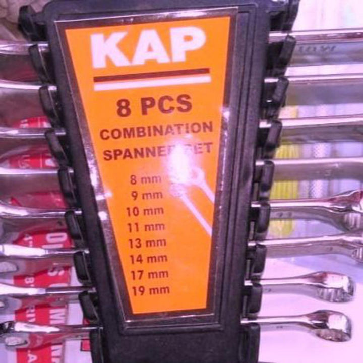 8 pcs - Professional bold tightener - Stainless Pana Set 8mm to 19mm ...