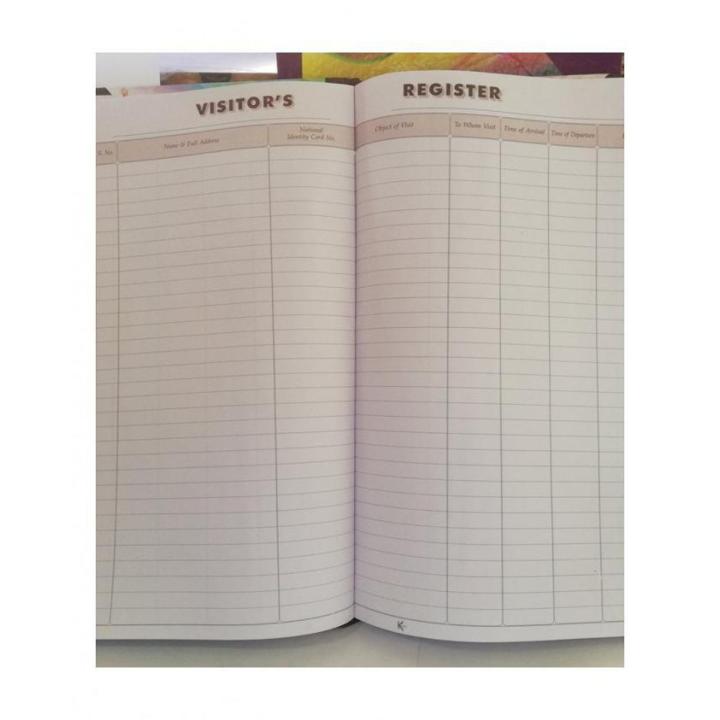 Visitor In/Out Register | Daraz.pk