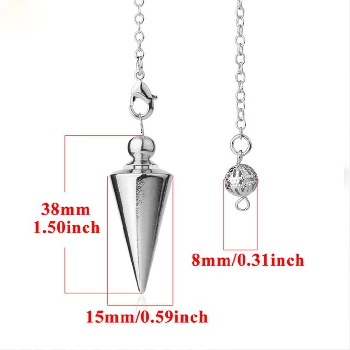 Conical Metal Pendulum in Antique Bronze Gold Pendulum Jewelry | Daraz.pk