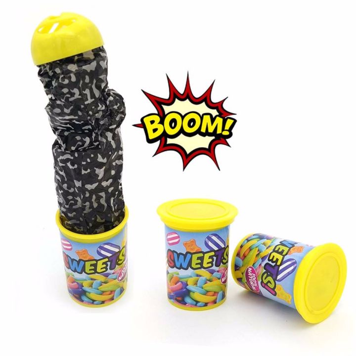 Prank Day Gift Screaming Halloween Jump Snake Spring Snake Funny Candy ...