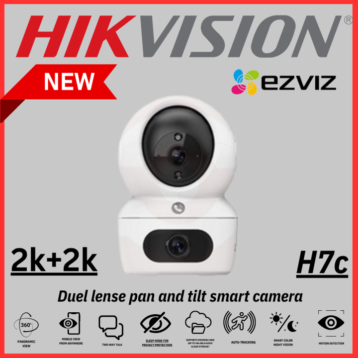 Ezviz by Hikvision H7C 4MP+4MP Dual Lens Wireless Wi-Fi IP Camera ...