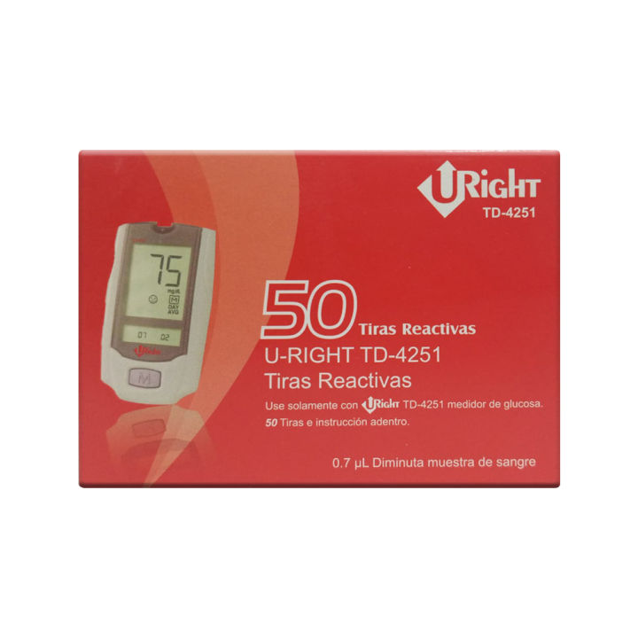 U-RIGHT BLOOD GLUCOSE TEST STRIPS 50 STRIPS | Daraz.pk