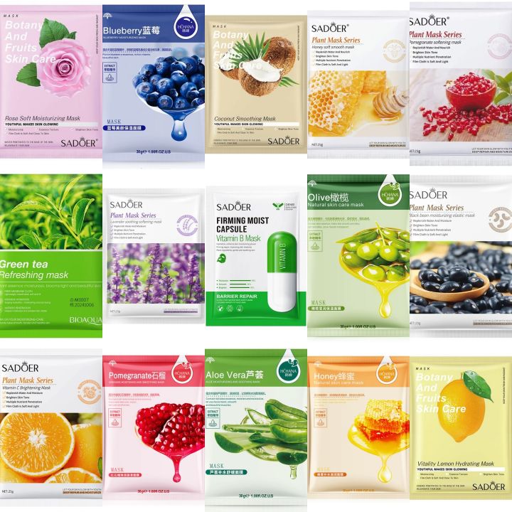 Sadoer Hydrating Moisturizing Facial Sheet Mask | Daraz.pk