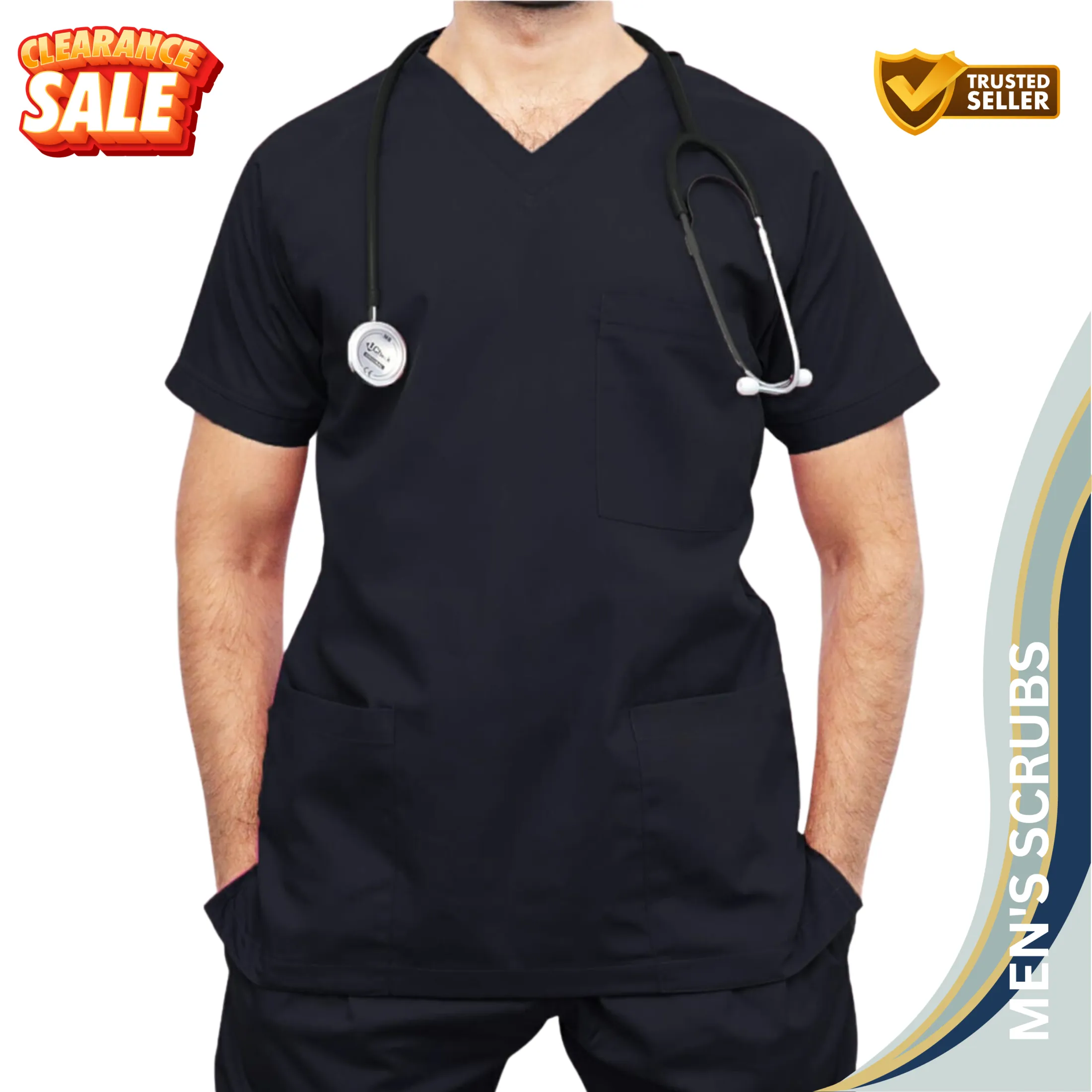 Uniform For Doctor Scrub Men's boys Nurse Hospital Suit Medical Student ...