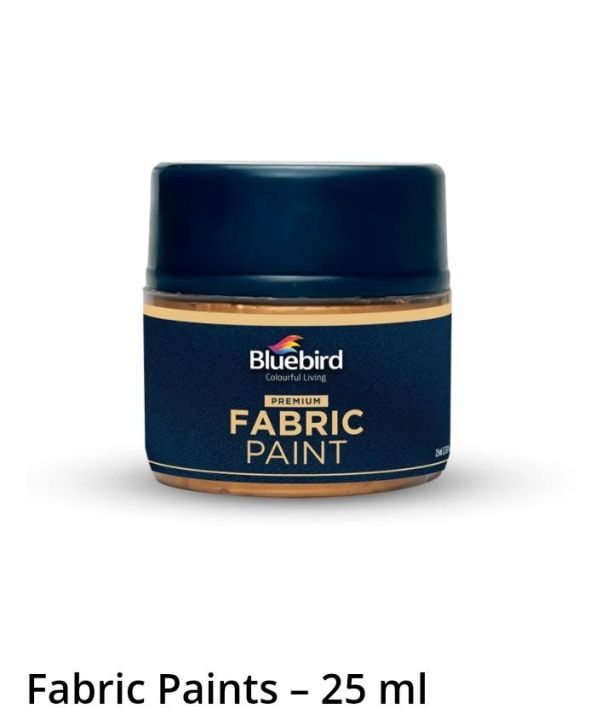 Bluebird Fabric Paints 25 ml Blue bird High Quality single Colour For ...