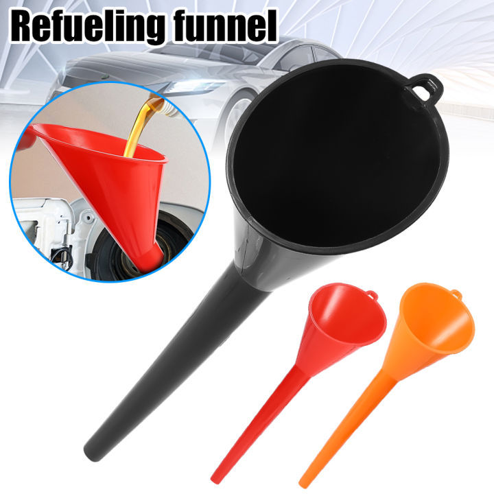 Multipurpose Long Mouth Funnel for Oil, Fuel, Water & Milk – Plastic ...