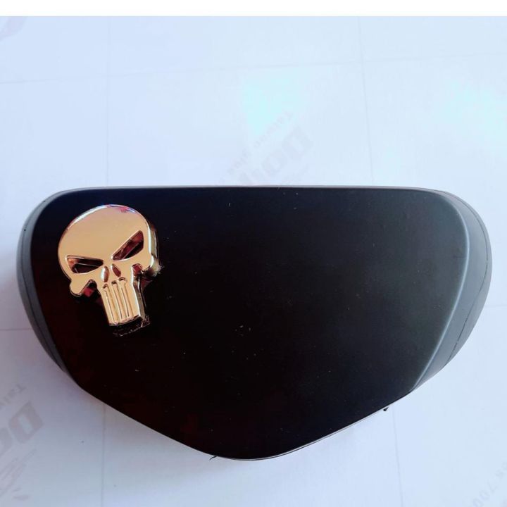 Backlight Cover 70cc With Golden Punisher Metal Logo And Matt Black ...
