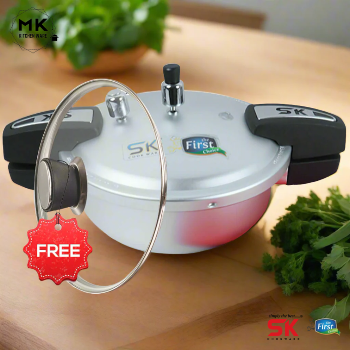 Wok Pressure Cooker | SK Zircon 2-in-1 Aluminum Pressure Cooker ...