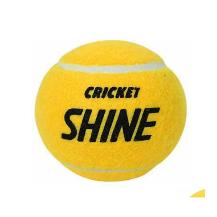 Shine Cricket Ball | shine Tennis Cricket Ball Tape Balls Yellow | Daraz.pk