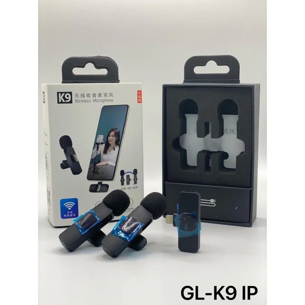 K9 Dual Wireless Microphone Original | K9 Wireless Mic for iPhone ...