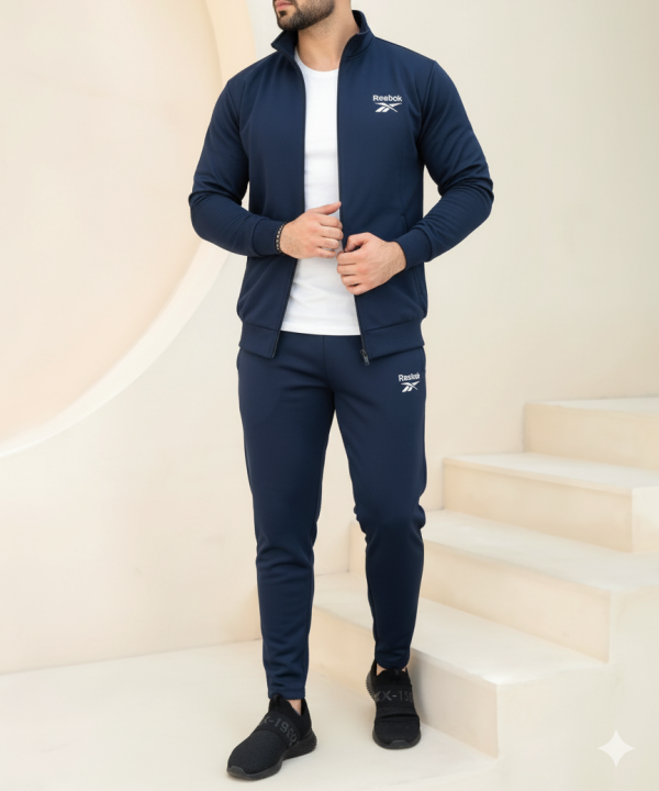 Manfinity Men's Zippered tracksuit/ Mens Fleece Winter Tracksuit For ...