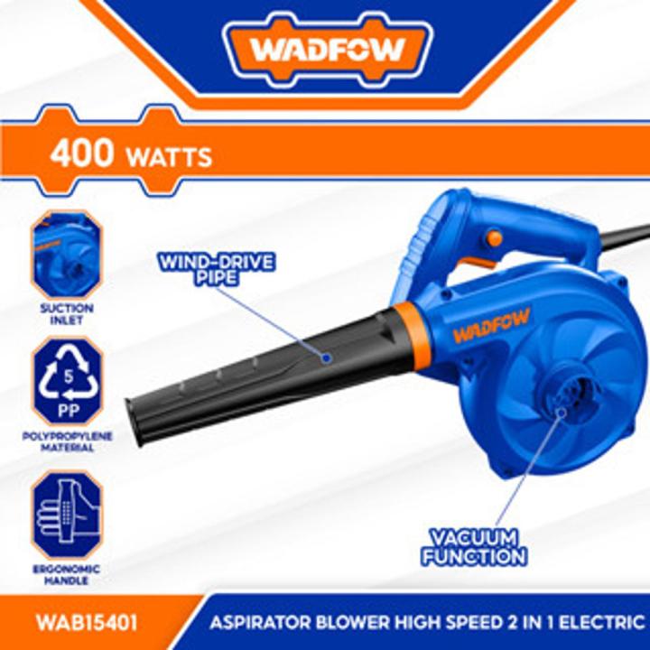 Wadfow Aspirator Blower Leaf Blower Blue 400 Watts | Daraz.pk