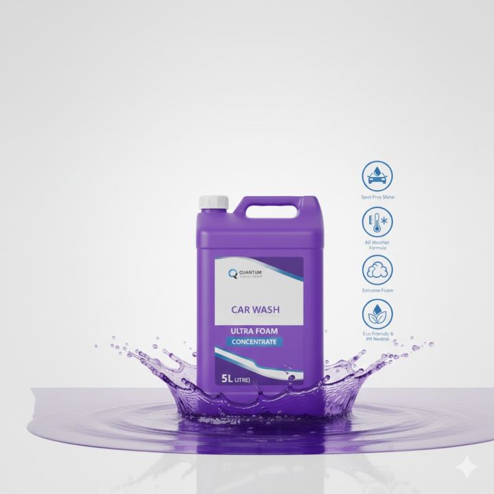 Quantum High Foaming Snow Foam Car Shampoo – Professional Car Wash ...