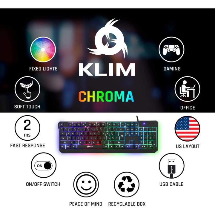 KLIM CHROMA KEYBOARD | Daraz.pk