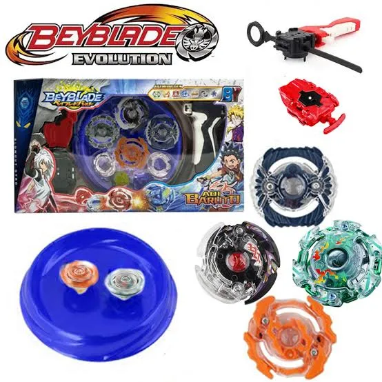 Lucky Beyblade high speed rotation with stage and launcher TopGyro ...