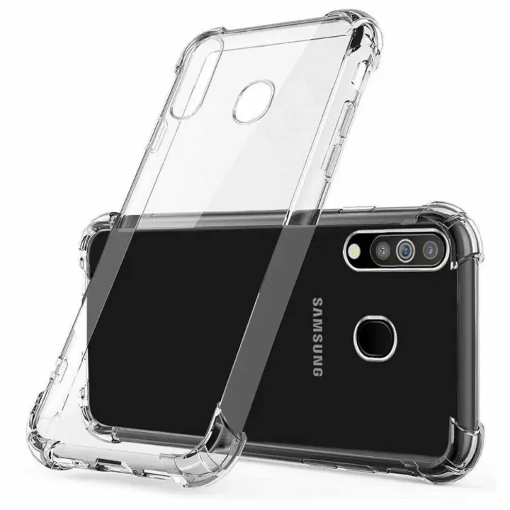Samsung Galaxy A20S Soft Shockproof Jelly Back Cover Transparent with ...