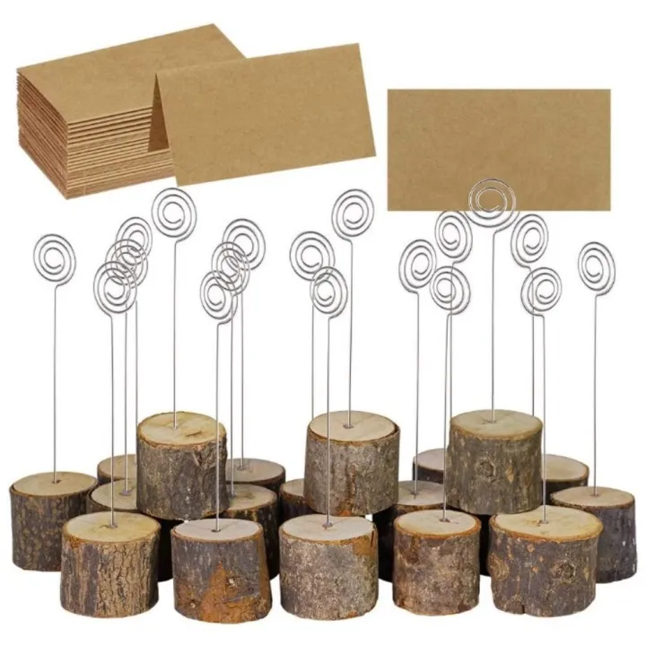 Minimalism With Swirl Wire Bark Memo Holder Stand Messege Picture Table ...