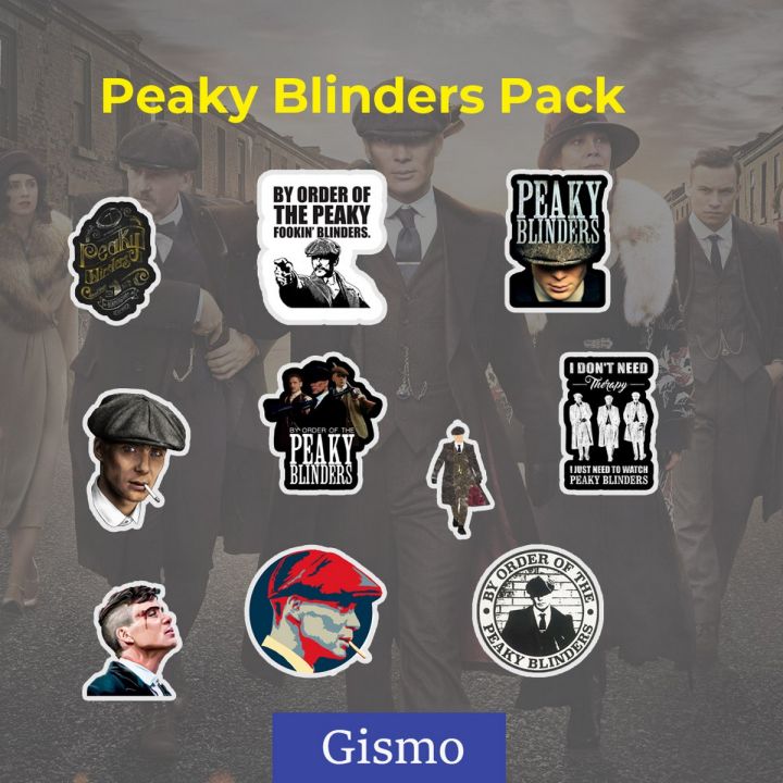 Peaky blinders Season Sticker Pack 10pcs / Pack Customised for Laptop ...