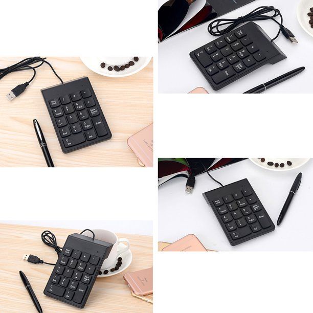 Numeric Keypad 2.4 GHz Wireless USB Numeric Keypad with Multi-Function ...
