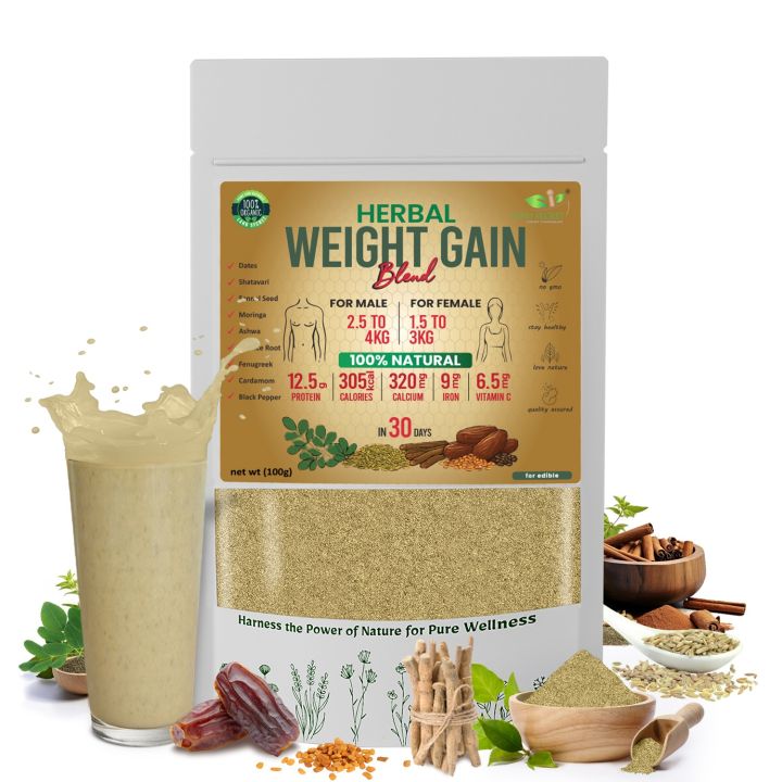 Land Secret Herbal Weight Gain Powder – 100g | Natural Ayurvedic ...