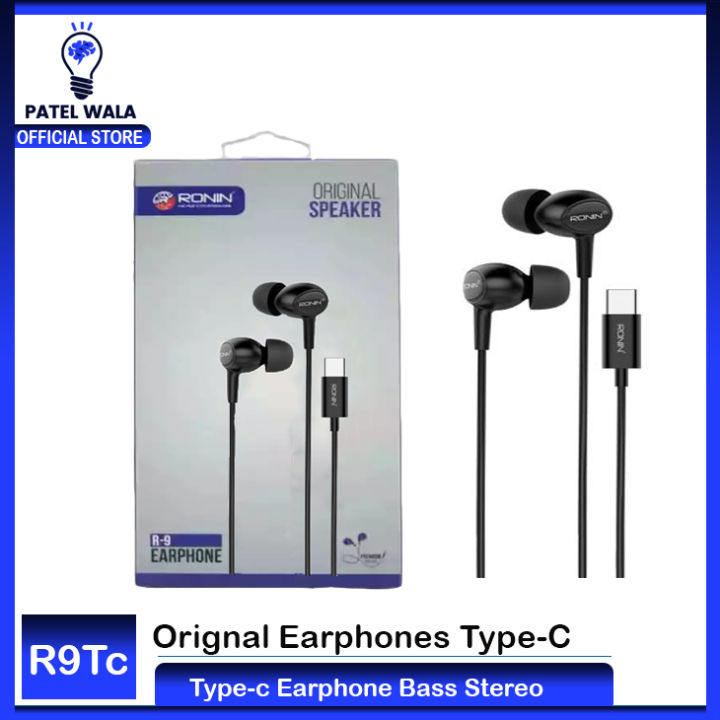 100% Original R9 / R-9 Type C Type-c Handfree High Quality Clear Sound ...