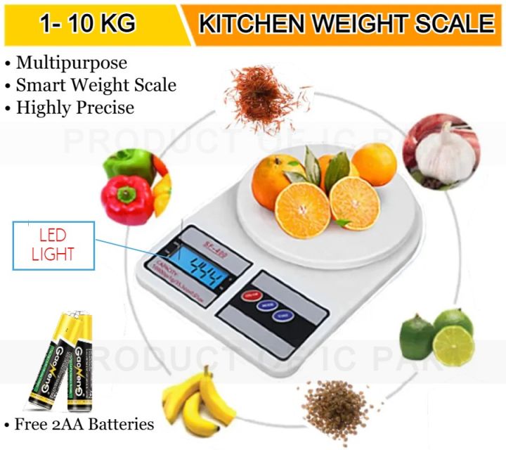 AMEGO - Kitchen Weight Scale 10KG Kitchen Scale Kitchen Weight Machine ...