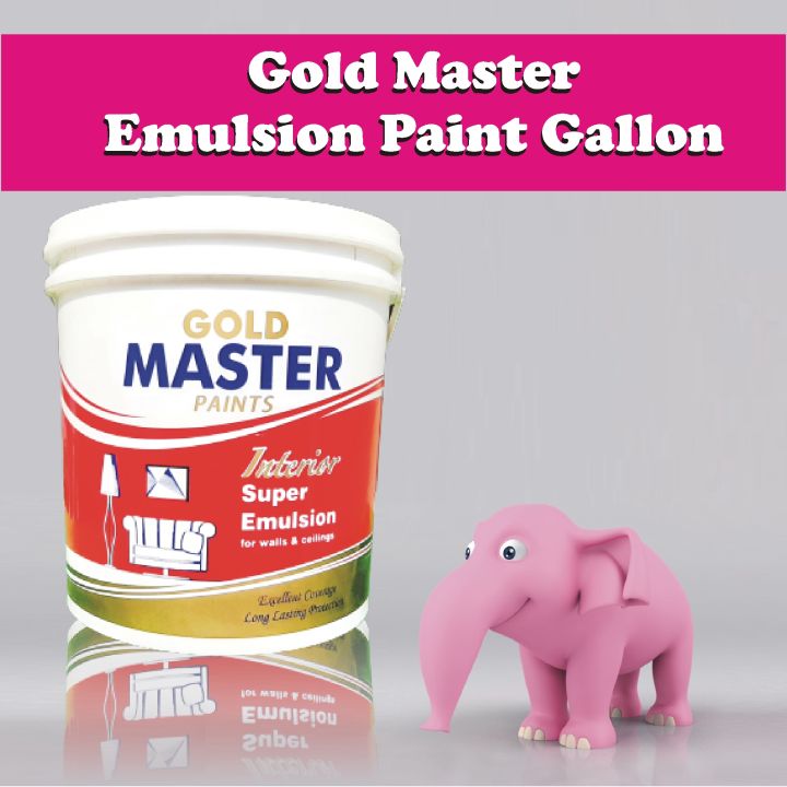 Gold Master Emulsion Paint Gallon | Daraz.pk