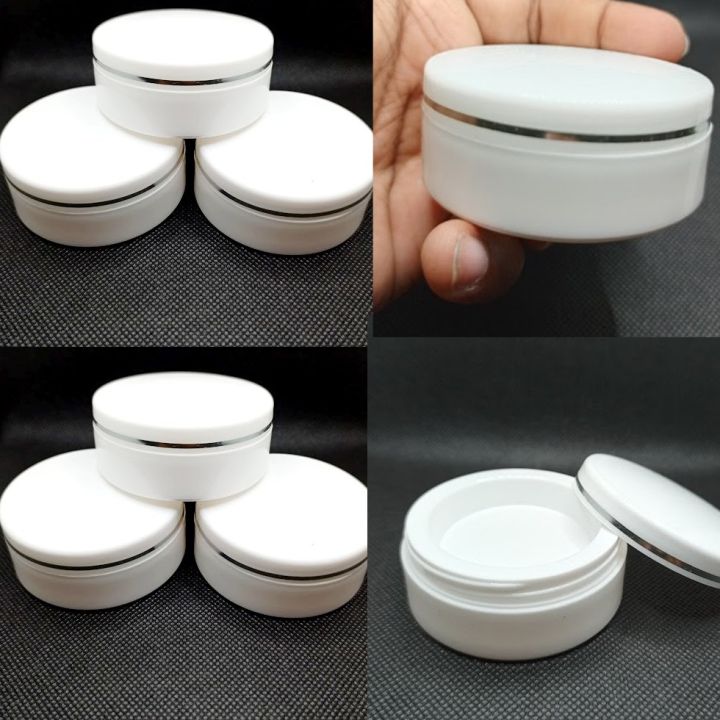 Empty Cosmetic Containers Cream Pot Jar Refillable Plastic 18 Gram ...