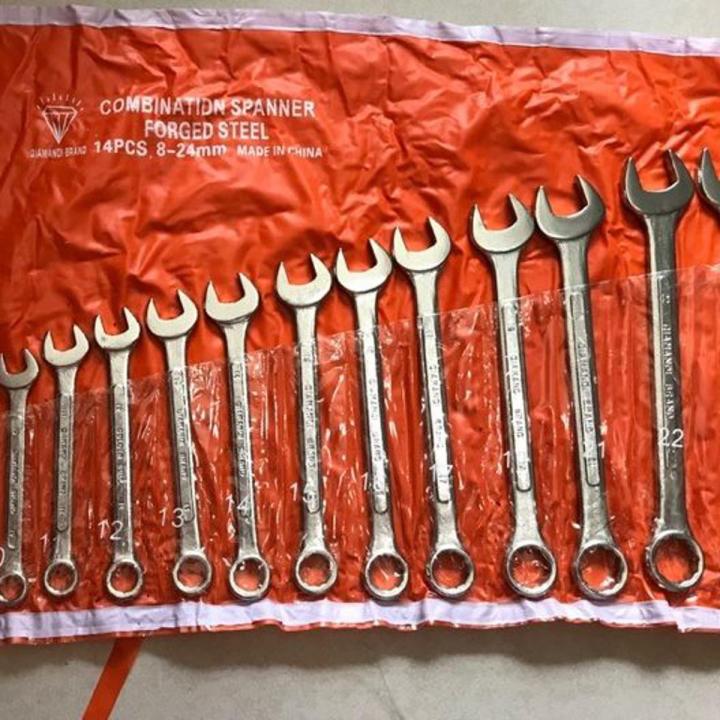 Combination Spanner Set 6-24mm 12 Pcs Set, ring fix pana set,diamond ...