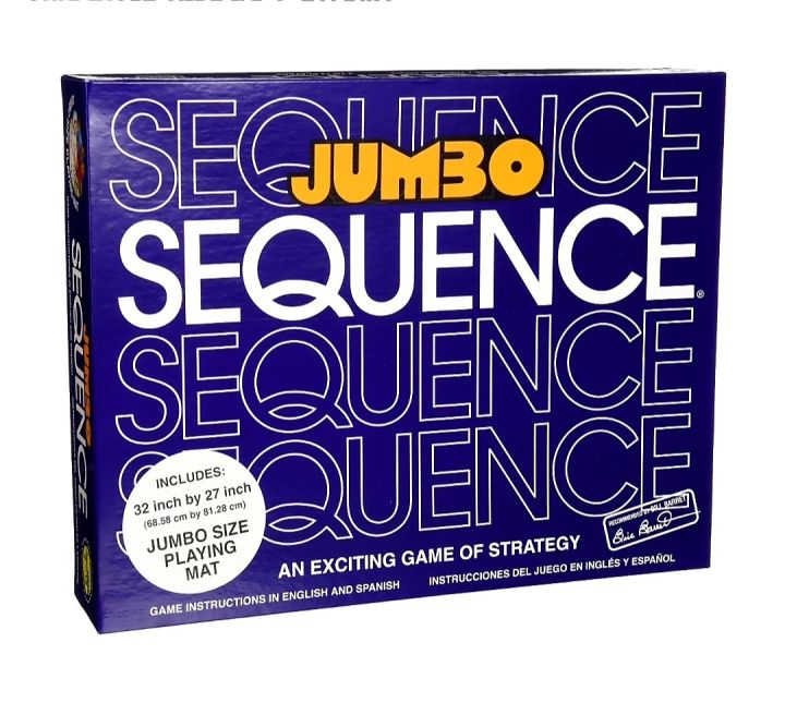 Jumbo Sequence Mat Version Jumbo Size Mat Game (32x27 inches) SEQUENCE ...