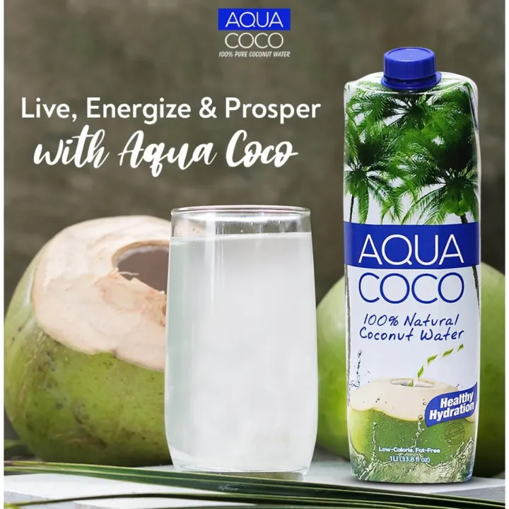 Aqua Coco Coconut Water 1L | Daraz.pk