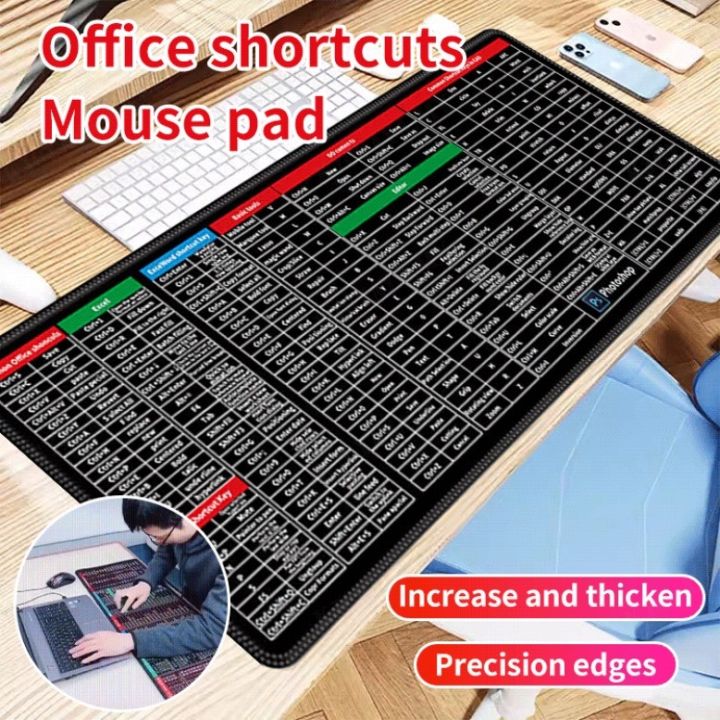 Accessories shortcut keys mouse pad Computer Accessories Large Gaming ...