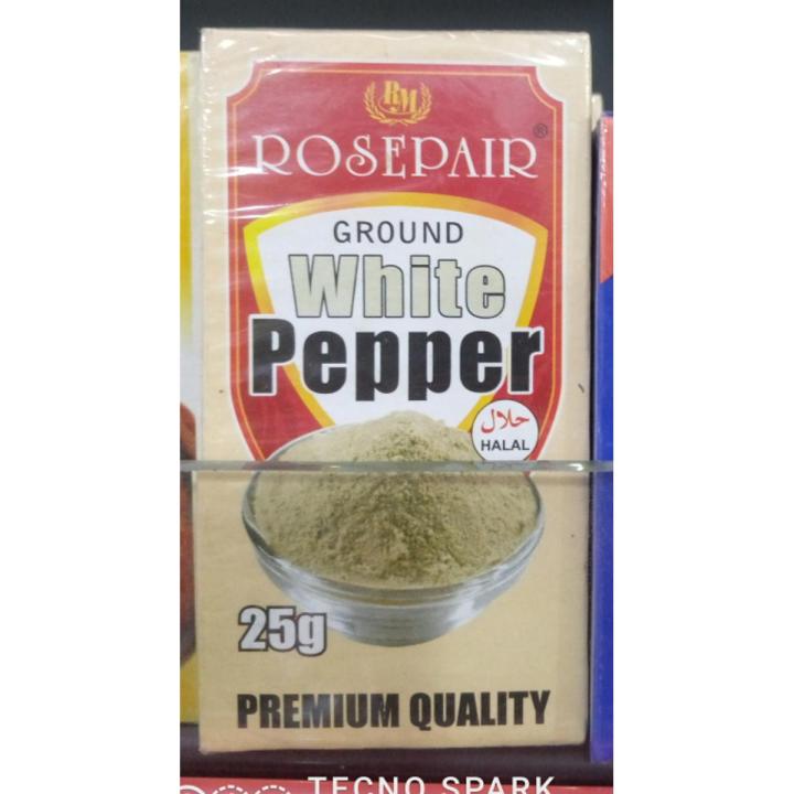 White Pepper Powder Premium Quality 25grams pack | Daraz.pk
