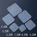 PP Storage Box Mini Transparent Plastic Case Container Square Rectangle ...