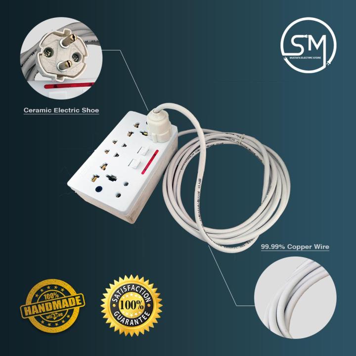 Electrical Extension Board Handmade Multipurpose with 10/15/20 feet 2 ...